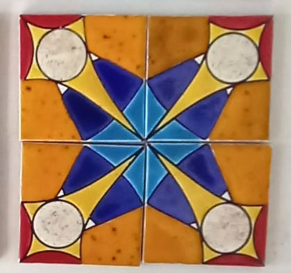 Brazilian Ceramic Tile - Tropical A1 - set of 4 – gres ceramicas especiais